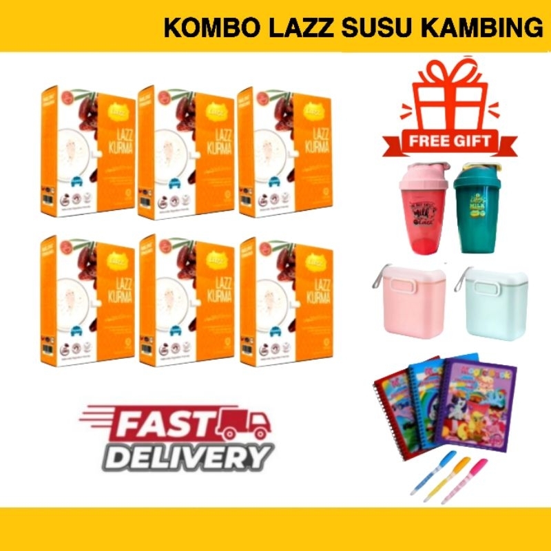 LAZZ Susu Kambing . Kurma | Choco | Strawberi | Lazzcafe | Shopee Malaysia