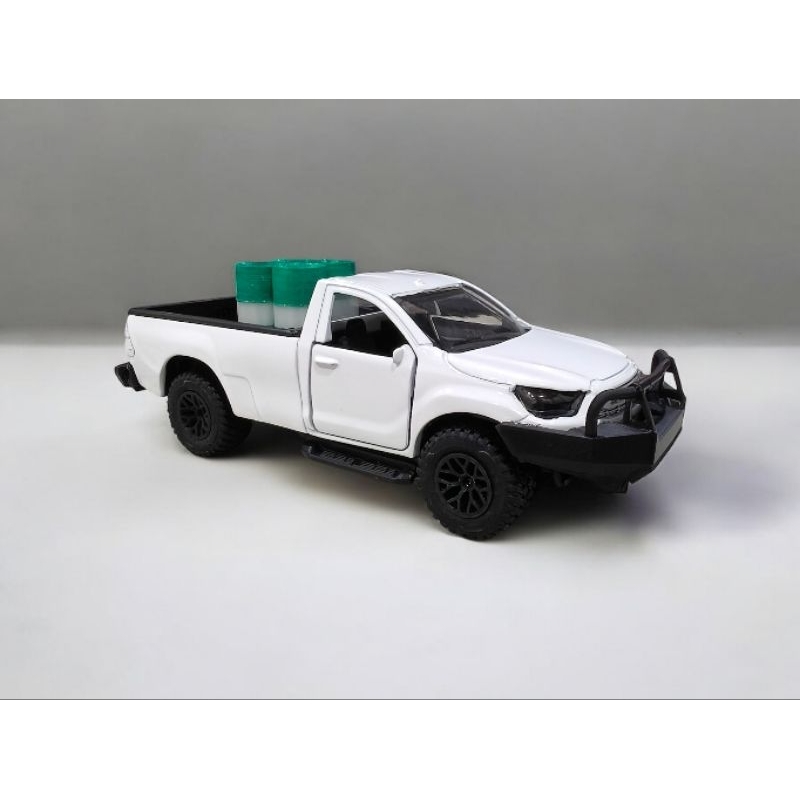 1/32 toyota hilux revo single cab diecast toy white colour hilux single ...