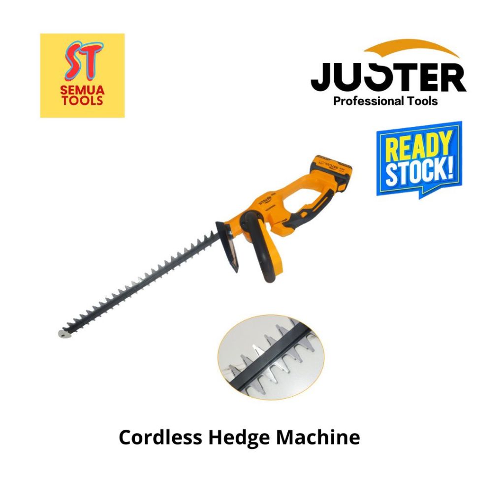 NEW Juster Cordless Hedge Trimmer Machine / Mesin trim pokok | Shopee ...