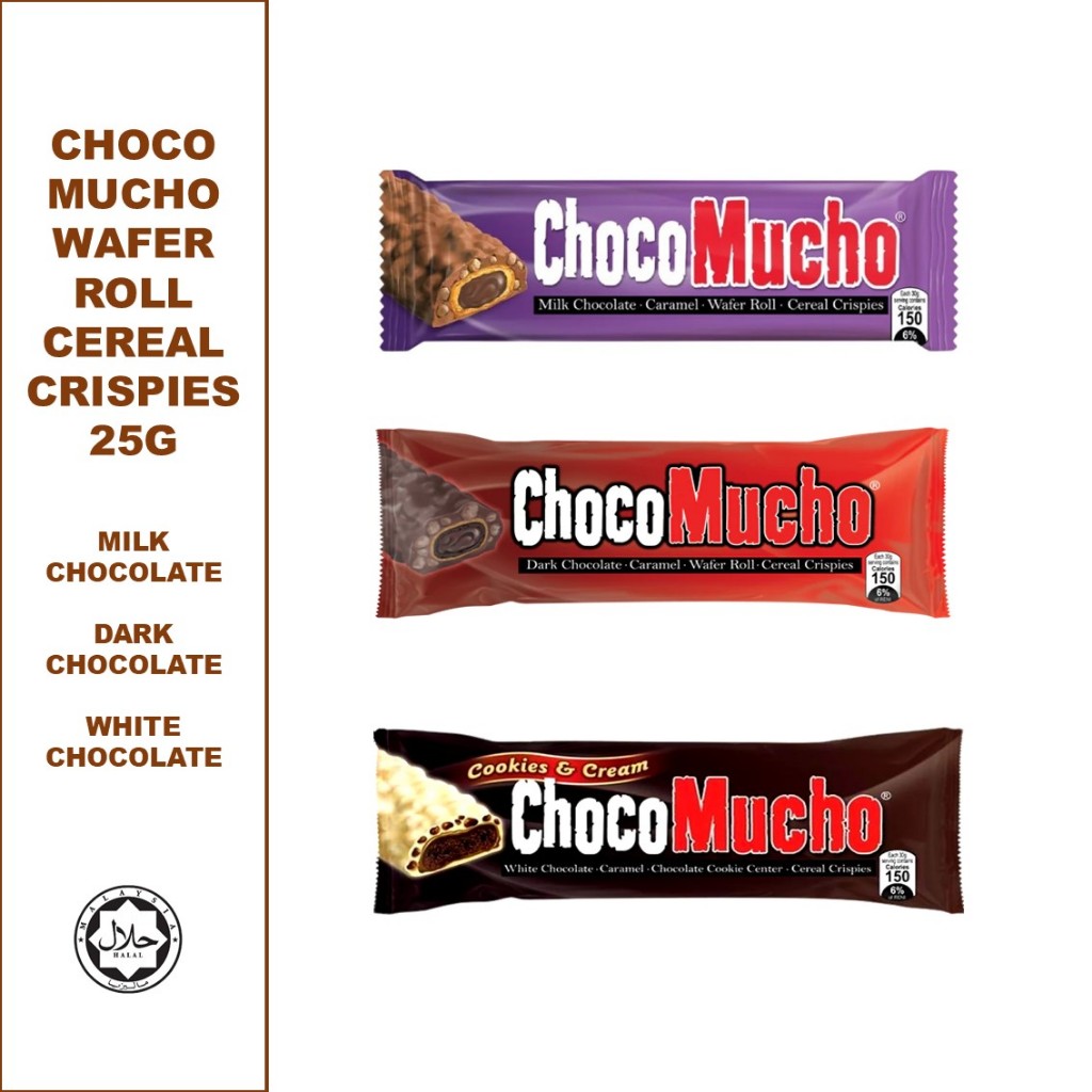 CHOCO MUCHO WAFER ROLL CEREAL CRISPIES 25G | Shopee Malaysia