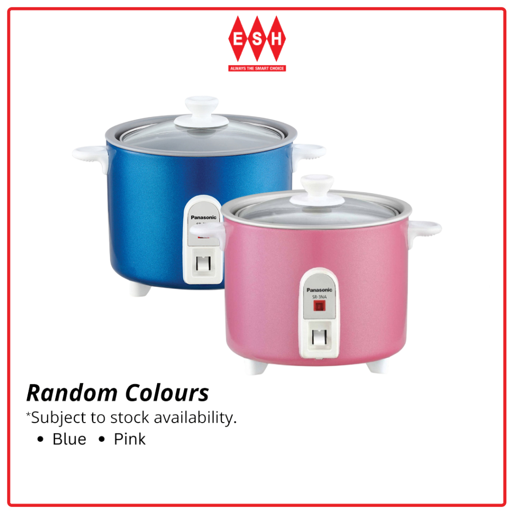 Panasonic SR-3NA (Random Colours) 0.3L Light Weight Baby Rice Cooker ...