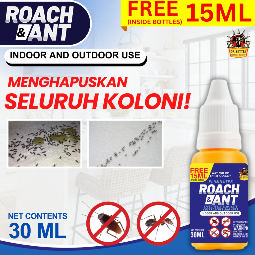 Original Roach&Ant Umpan, Ubat Semut & Lipas. Cockroach & Ant Bait ...