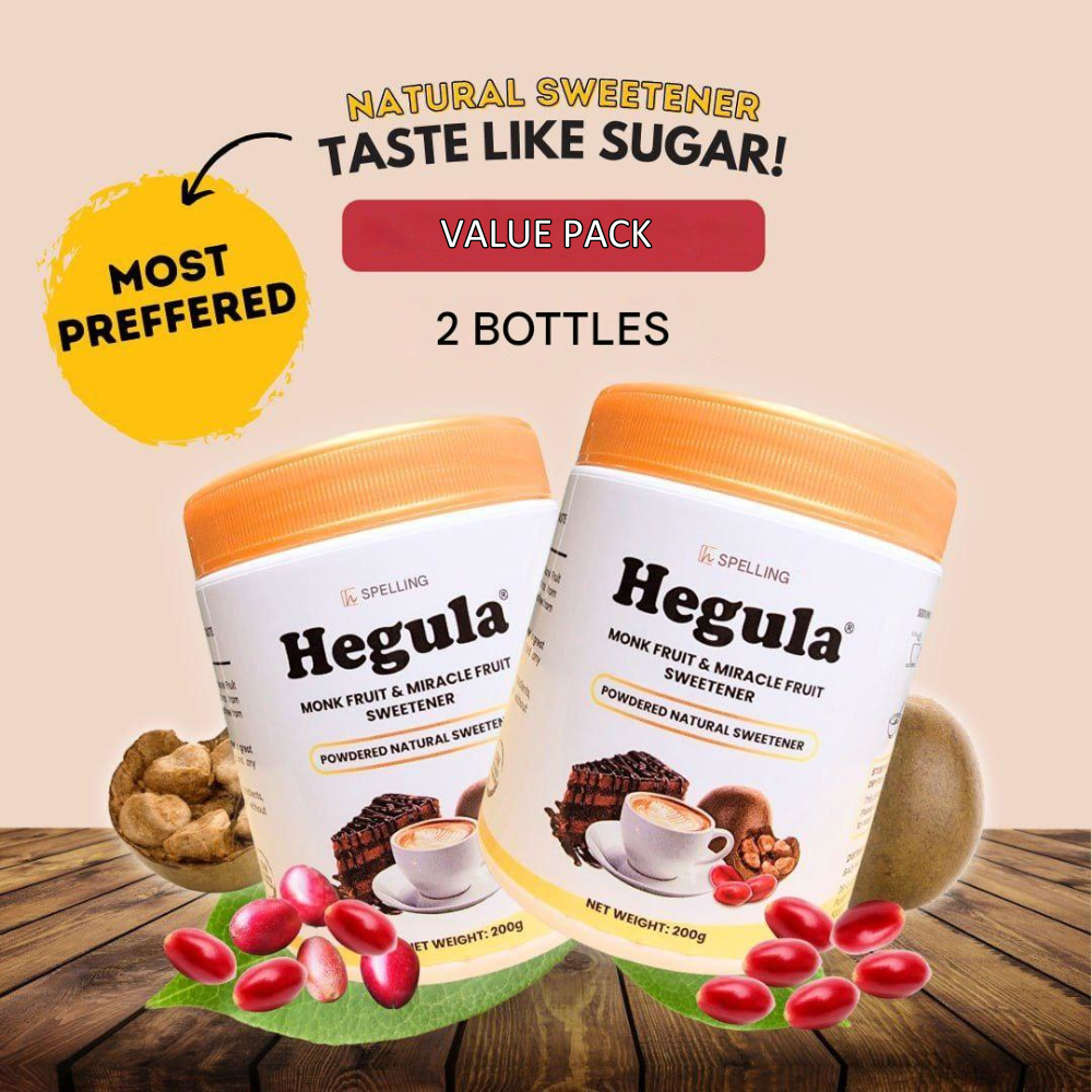 HEGULA Pemanis Semulajadi Pengganti Gula Value Pack | Orig. HEGULA Monk ...
