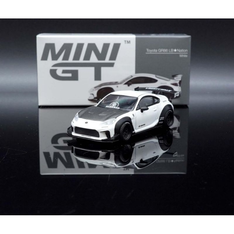 Mini GT 1:64 #769 Toyota GR86 LB Nation White (Standard Box New & Sealed) | Shopee Malaysia