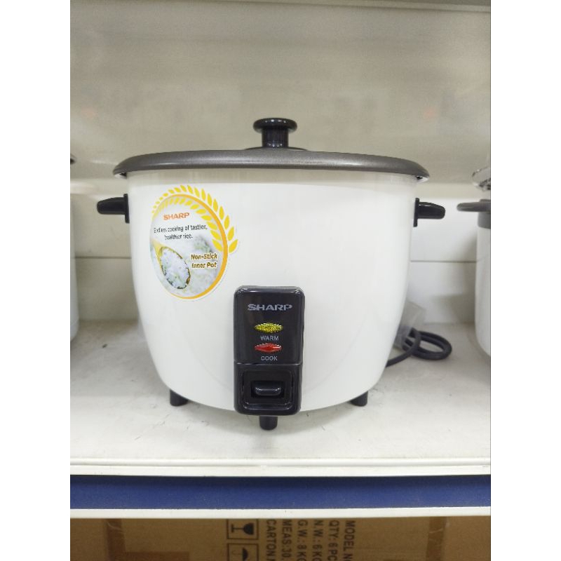 SHARP RICE COOKER 1.0 LITER 1.8 LITER 2.8 LITER 4.5 LITER NON STICK ...