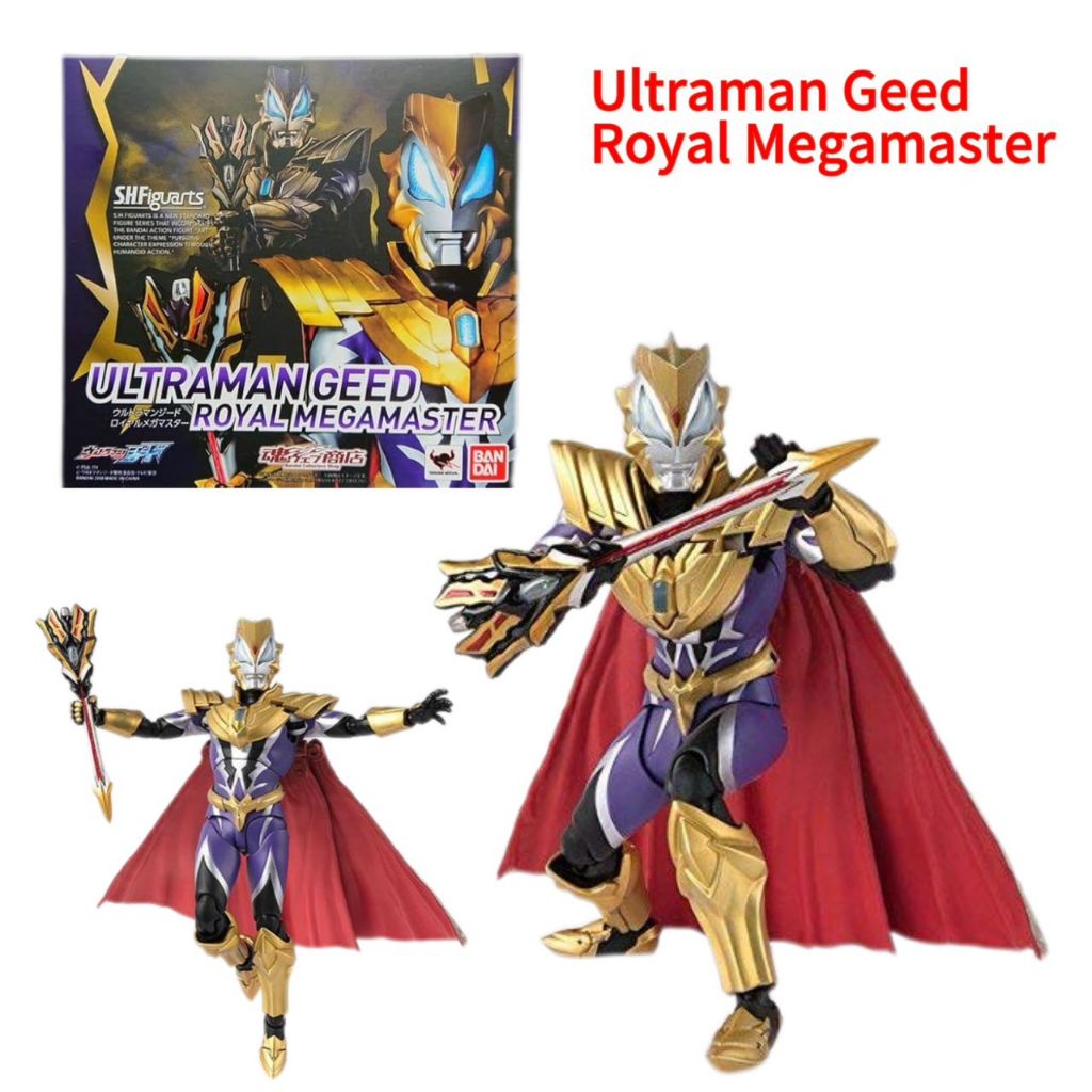 Original Bandai S.H.Figuarts Ultraman Geed Royal Megamaster Action ...