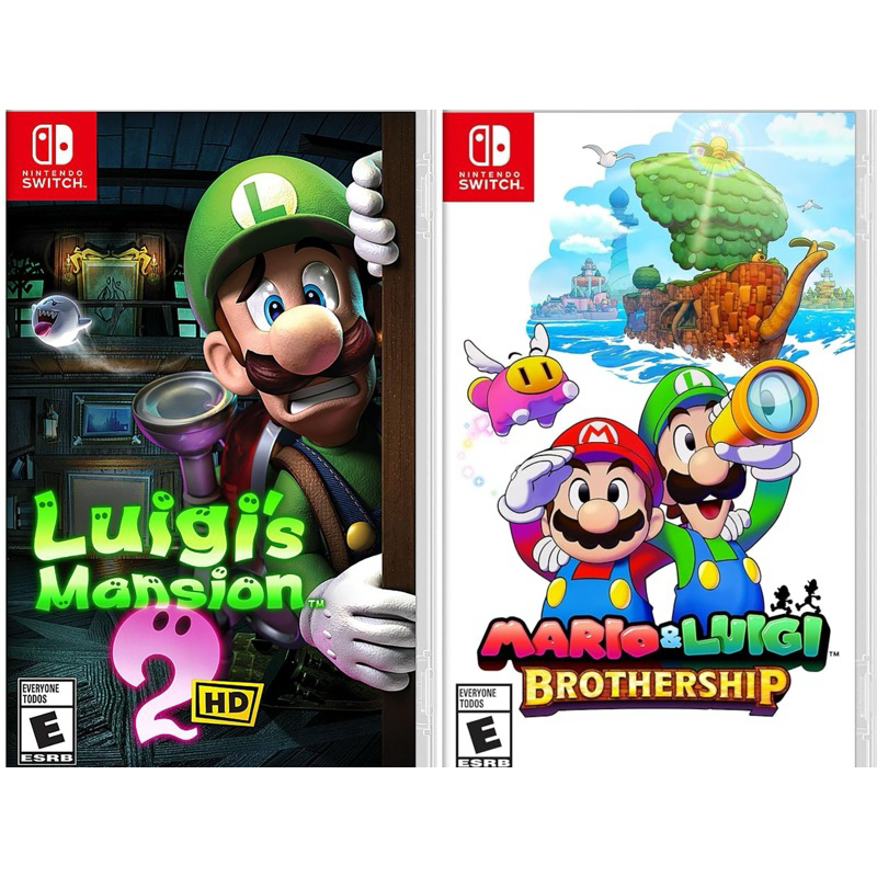Muat Turun Permainan（2in1）Nintendo Switch Luigi's Mansion 2 HD+Mario ...