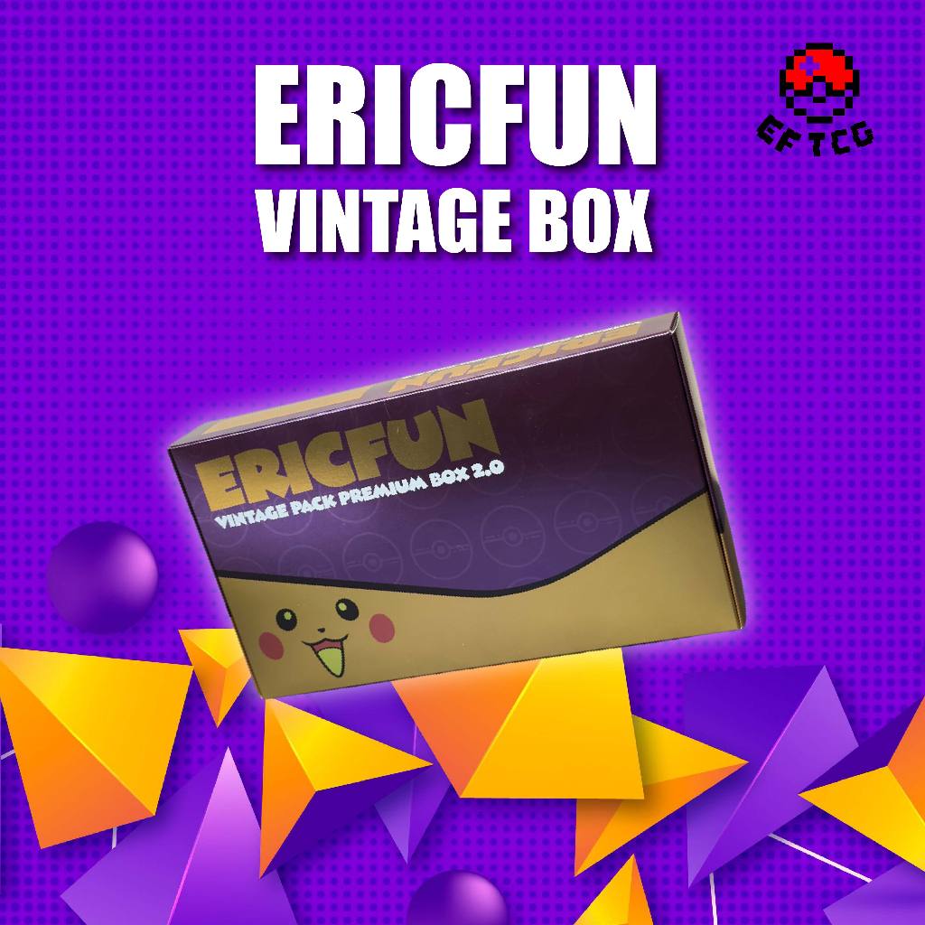 (EVB)POKEMON TCG ERICFUN PREMIUM VINTAGE BOX (1BOX/3 BOX)(LIVE RIP ...