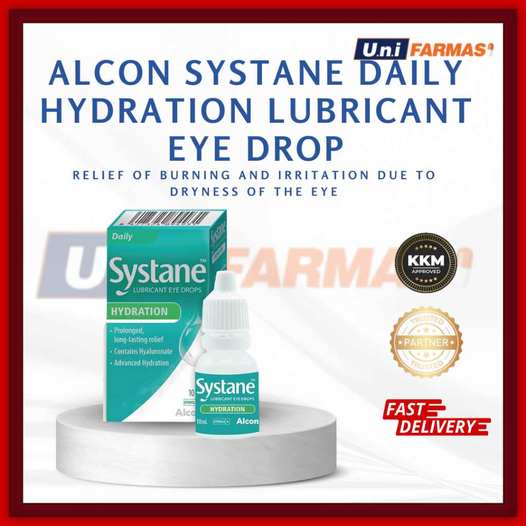 ALCON SYSTANE DAILY HYDRATION LUBRICANT EYE DROP 10ML | Shopee Malaysia
