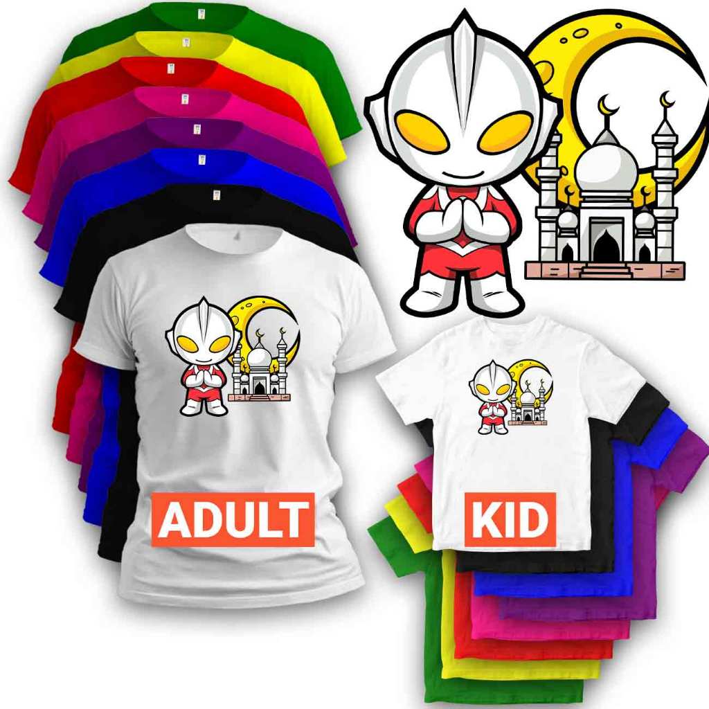 Ultraman Baju Raya 2025 Viral Aidilfitri Boy Tshirt Kid Tee Kemeja ...