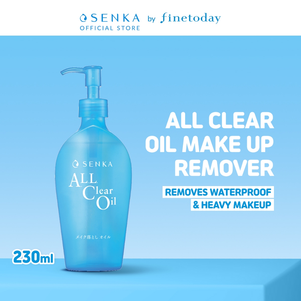 SENKA All Clear Oil Make up Remover 230ml (oil-based makeup remover ...