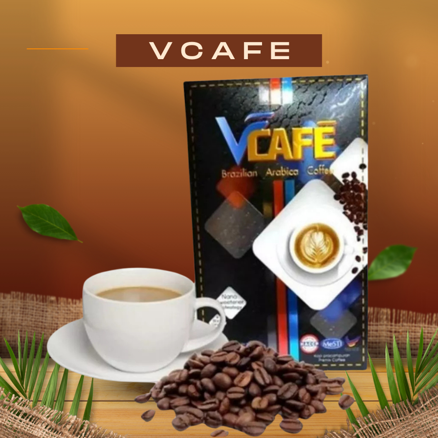 [ HALAL ] Volten Vcafe Brazilian Arabica Coffee Kopi Arabica Vcafe coffee (20 sachets/box ...