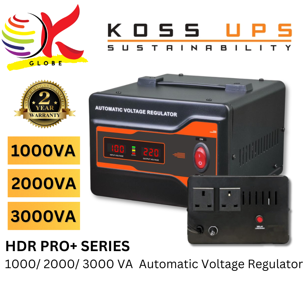 KOSS AVR HDR PRO 1000+ 1000VA / HDR PRO 2000+ 2000VA / HDR PRO 3000 ...