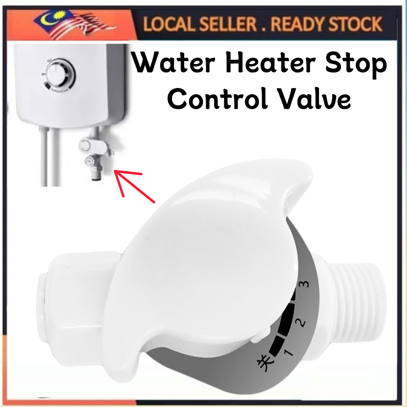 UNIVERSAL 15MM Heater Valve Water Heater Shower Control Valve Stop ...