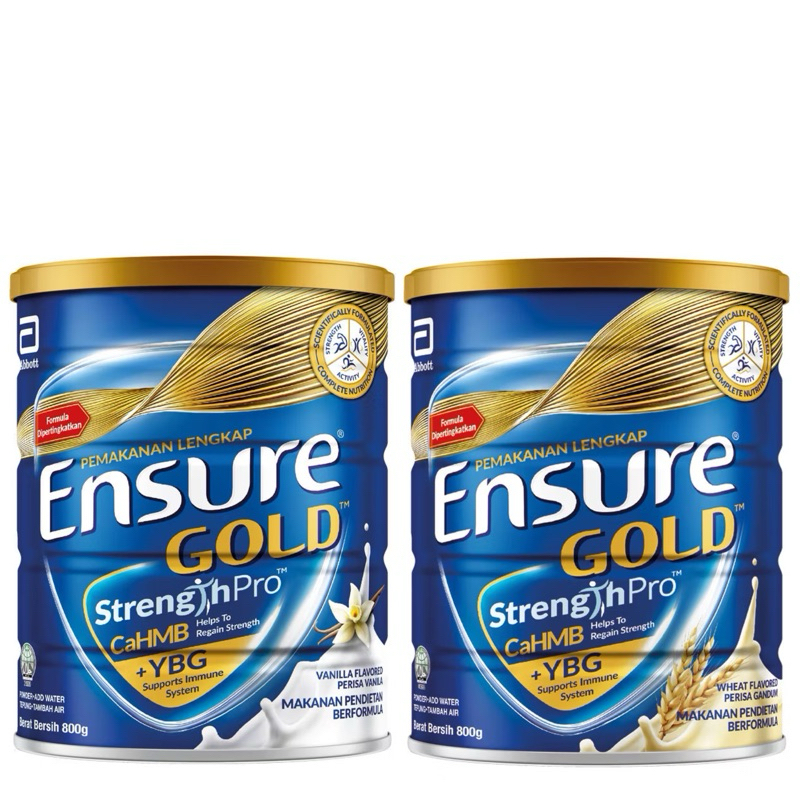 Ensure Gold Vanilla / Wheat / Coffee /Plant Based Almond- 800g | Shopee Malaysia