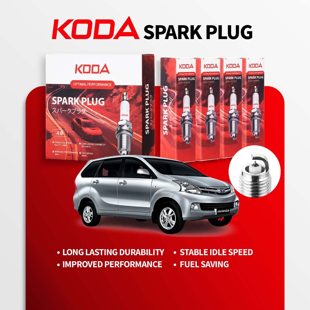 KODA Iridium Spark Plug Toyota Avanza F653 First Facelift 1.3 1NR-VE ...