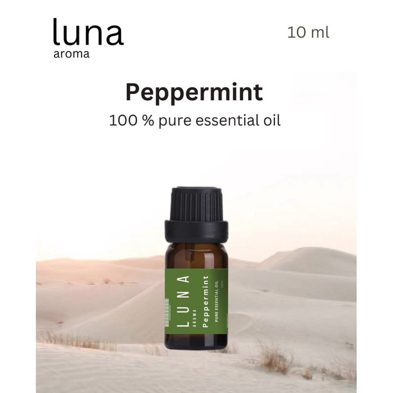 Peppermint Essential Oil by Luna Aroma, 100% pure, boosting focus ...