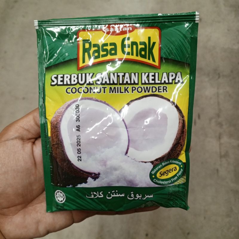 Rasa Enak Serbuk Santan Kelapa Coconut Milk Powder 45g | Shopee Malaysia
