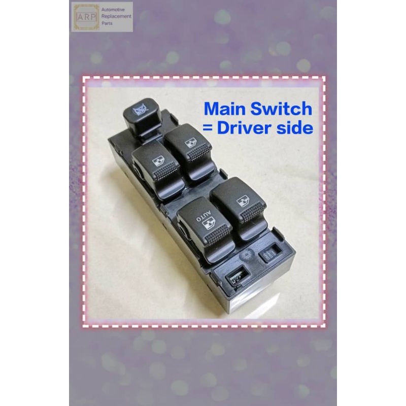 Power Window Switch Citra,Carens, Elantra,Getz (main=driver side ...