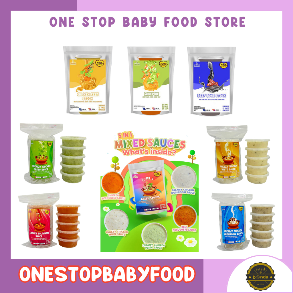 COOK BY BONDA - SAUCES FROZEN BABY FOOD | Shopee Malaysia
