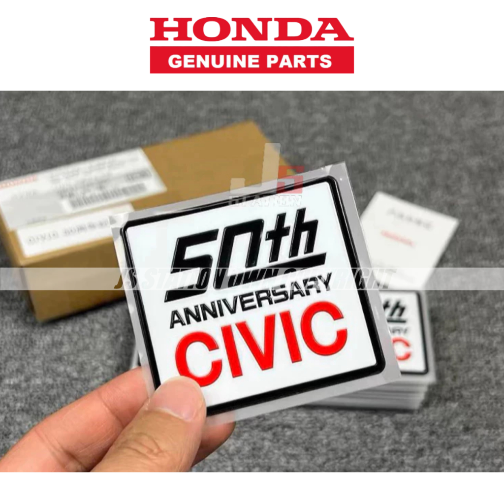 *ORIGINAL* HONDA ACCESS CIVIC 50TH ANNIVERSARY EMBLEM LOGO STICKER ...