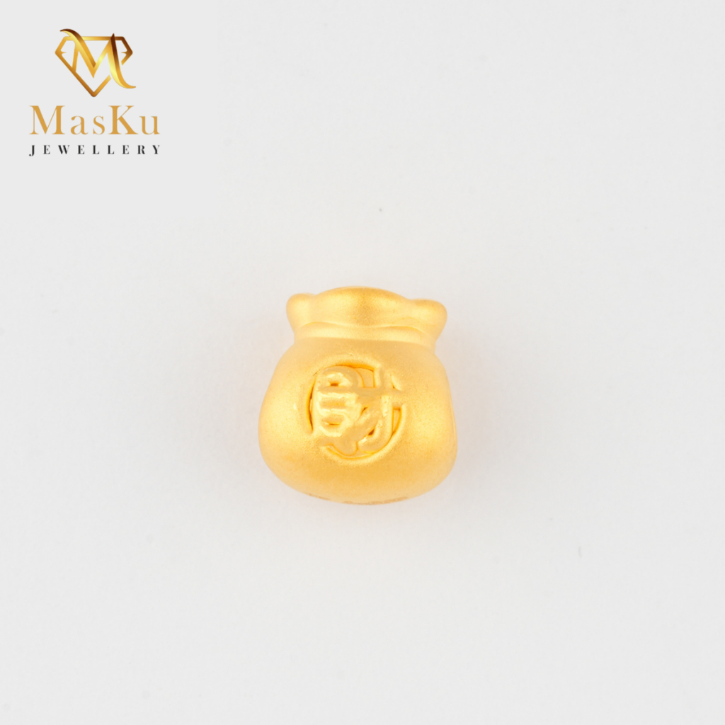 MasKu Jewellery 999 Charm / 999 Charm Money Bag MKJH181516 | Shopee ...