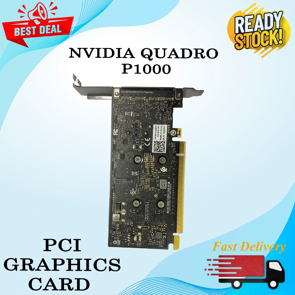 (READY STOCK) NVIDIA QUADRO P1000 4GB DDR5 GRAPHICS CARD | Shopee Malaysia