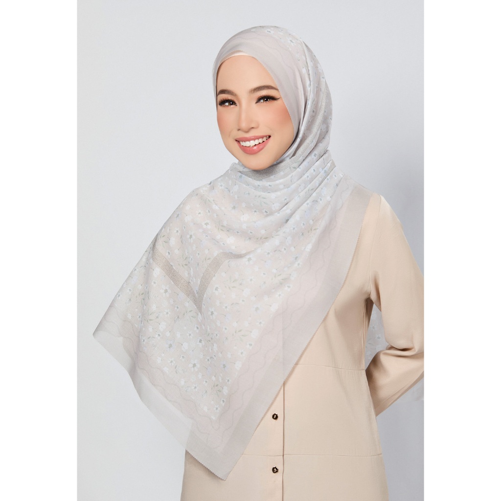 ARIANI Shawl Cicely Voile Printed Lasercut | Shopee Malaysia