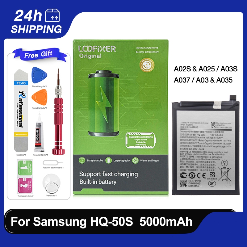 HQ-50S Battery For Samsung A02S & A025/ A03S & A037/ A03 & A035 For HQ ...