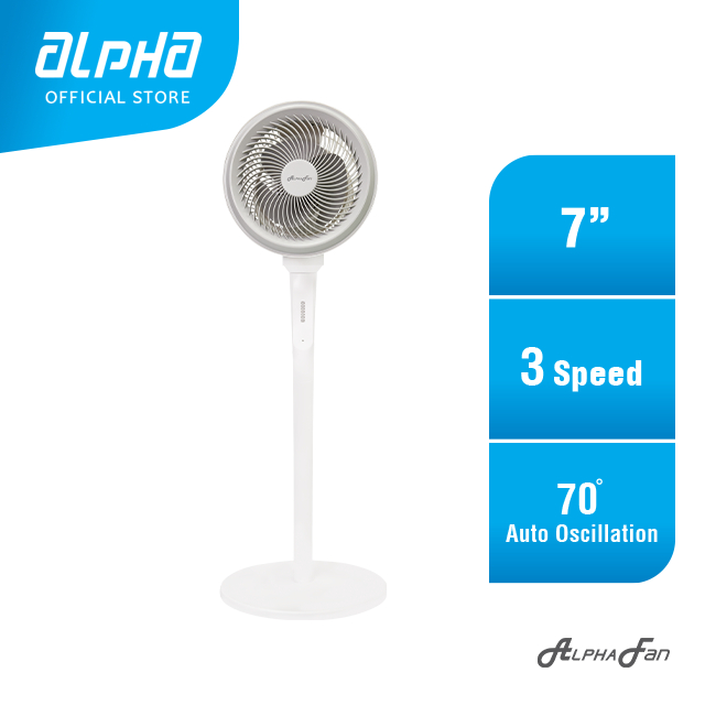 ALPHA Motto SF C21 Stand Fan with 3 Blades 3 Speed Setting (7") | Shopee Malaysia