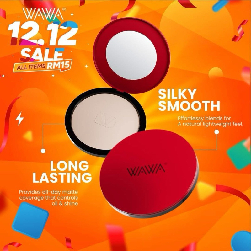 WAWA PRO PERFECTING COVER COMPACT POWDER | Shopee Malaysia