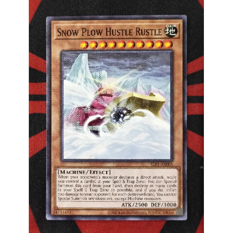 YUGIOH KONAMI SLF1-AE005 Snow Plow Hustle Rustle (Common) | Shopee Malaysia