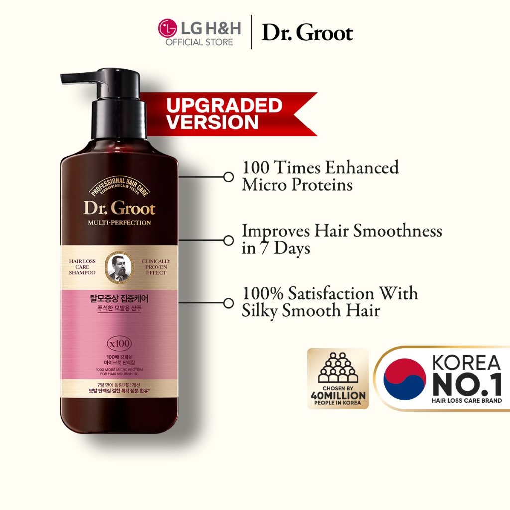 Dr. Groot Intensive Care Multi-Perfection Hair Loss Control Shampoo for ...