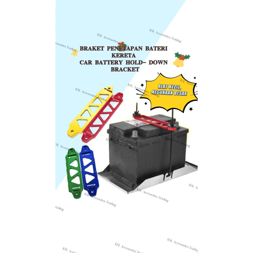 BRAKET PENETAPAN BATERI KERETA CAR BATTERY HOLD-DOWN BRACKET 汽车蓄电池固定支架 ...