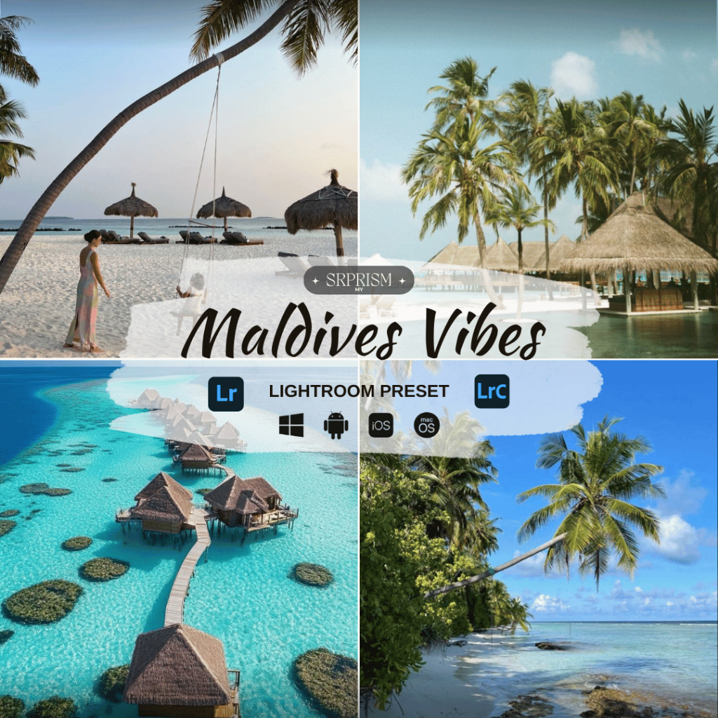 Maldives Vibes | Preset Lightroom Viral | Mobile & Desktop | Aesthetic Presets | Instant ...
