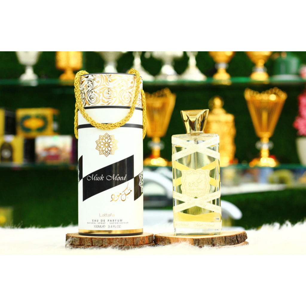 Original Lattafa musk mood perfume 100 ml EDP 3D Sticker Ready Stock ...