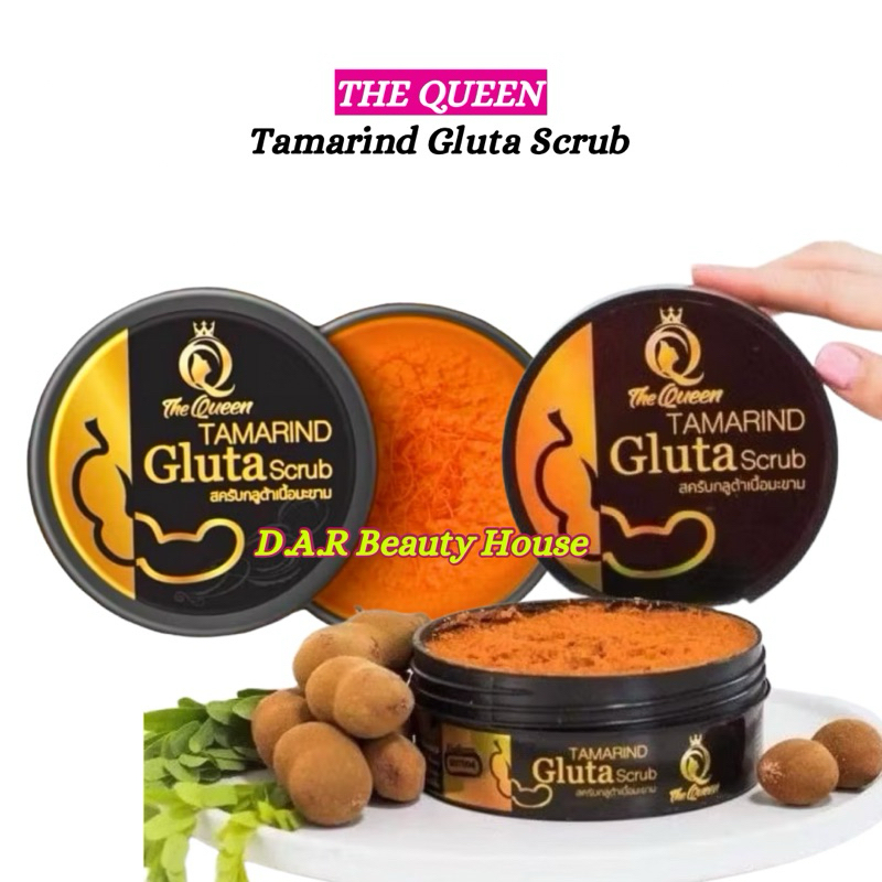 [ORIGINAL THAILAND] THE QUEEN TAMARIND GLUTA WHITE SCRUB | Shopee Malaysia