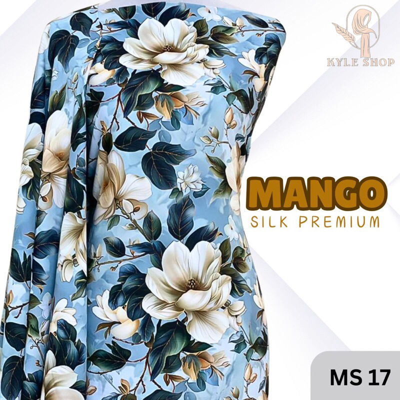 KAIN PASANG MANGO SILK PREMIUM 10D 3.5 METER BIDANG 60 DESIGN BARU ...