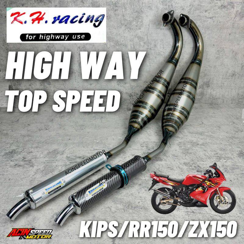 100% Original KH Racing Kawasaki RR150 Kips/ Double R Racing Exhaust ...
