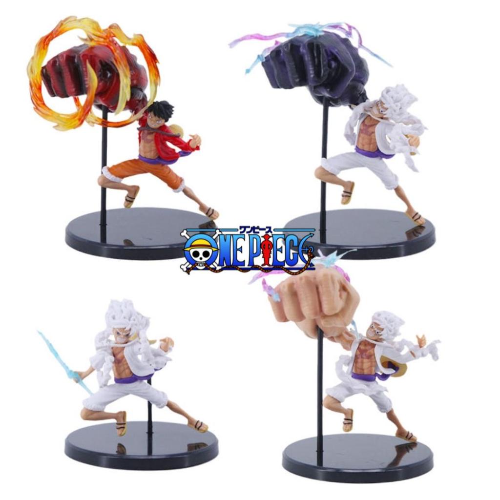 One Piece Monkey D. Luffy Red Roc Gear 5 Bajrang Gun Gum Gum Lightning ...