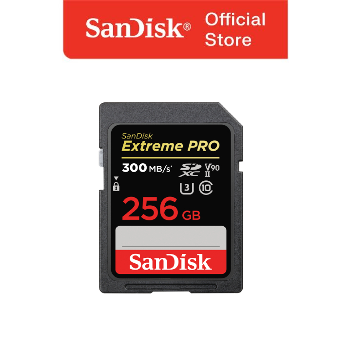 SanDisk® Extreme PRO® SDHC™ and SDXC™ UHS-II Card V90 (256GB) | Shopee ...