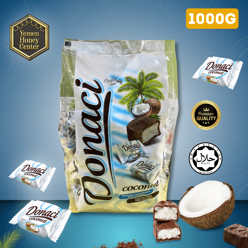 Donaci Coconut filled with milk chocolate 1000g Halal | Shopee Malaysia