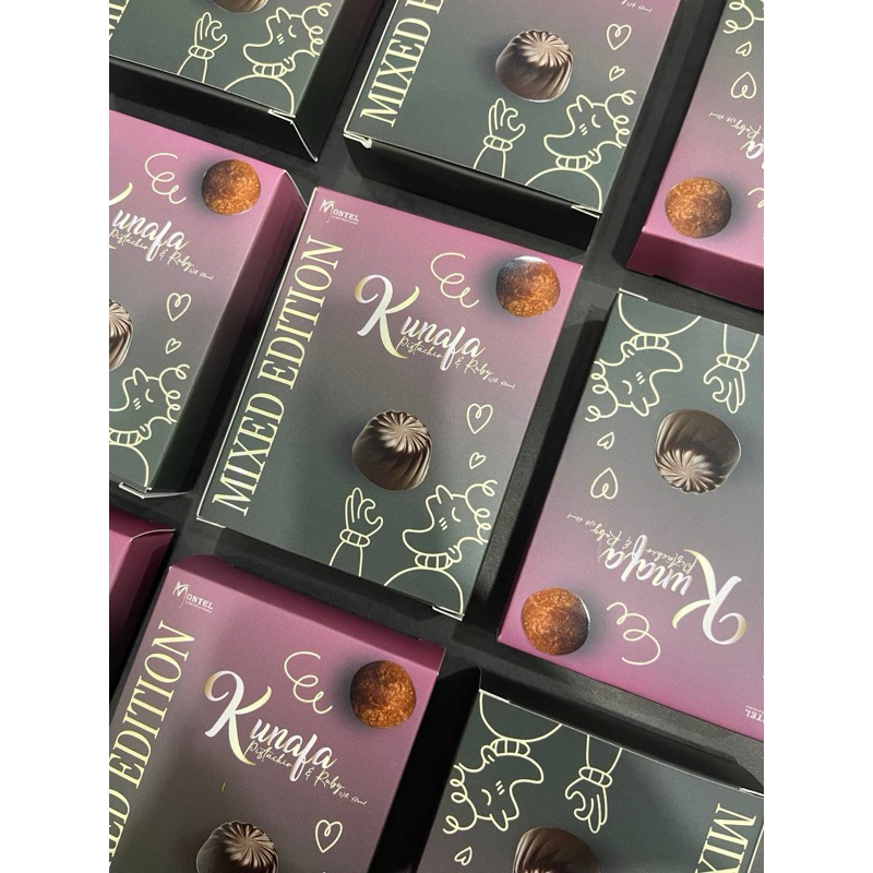 MIX CHOC KUNAFA PISTACHIO & RUBY 32g~Montel | Shopee Malaysia
