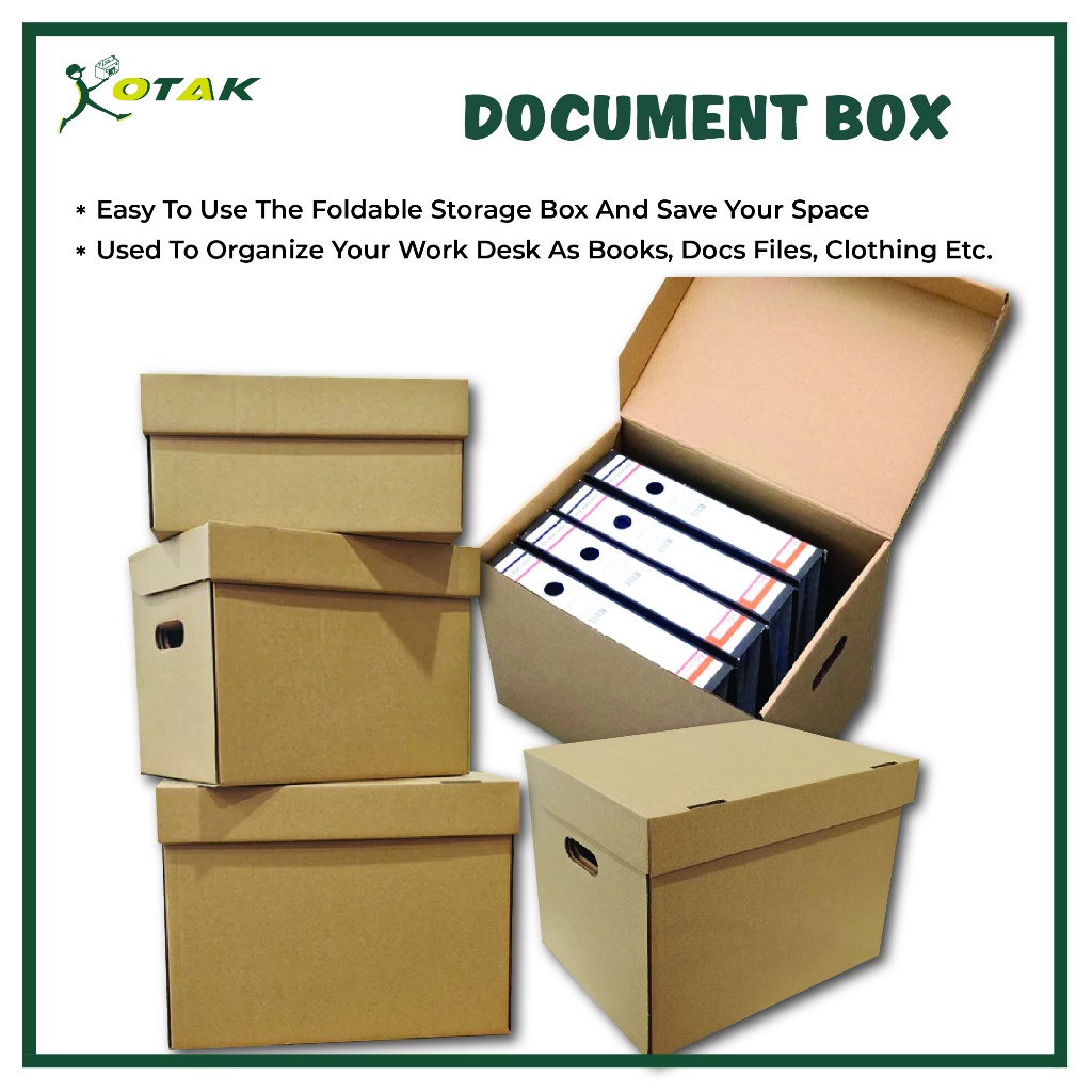Kotak Storage Box / Document Box / Office Box Packaging Fordable ...