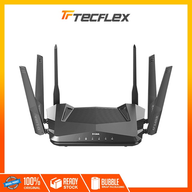 D-Link EXO AX5400 Wi-Fi 6 Router DIR-X5460 [ AX5400 ] WiFi 6 Wireless Mesh Router, AX Wi-Fi 6 ...