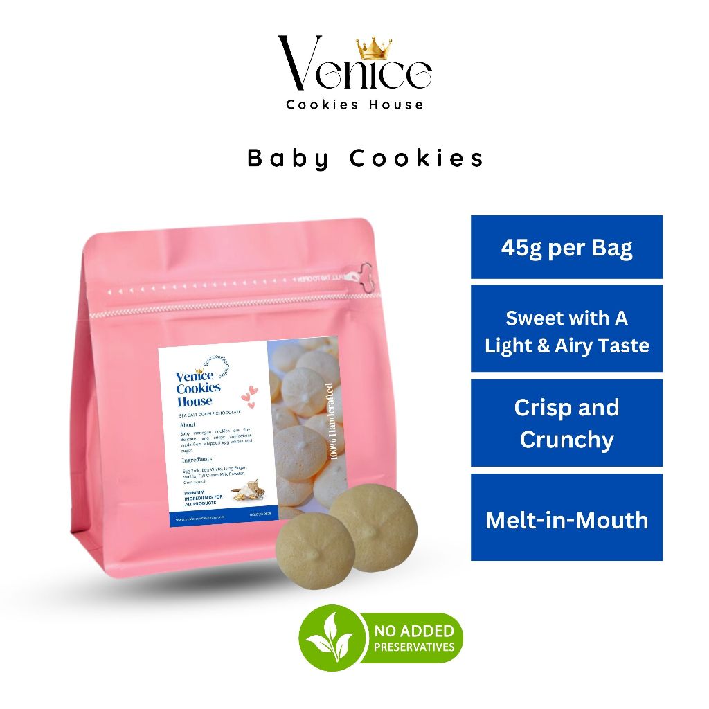 [BABY FOOD] Baby Cookies 45grams/bag (Egg and Milky) | Shopee Malaysia