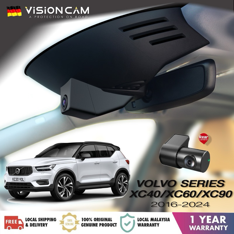 🔥4K UHD Premium Dash Cam🔥Volvo Series T8 T5 XC90 XC60 XC40 V60 S60 V90 ...