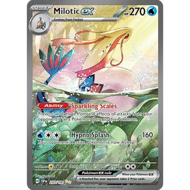 Milotic Ex 237/191 Special Illustration Rare SIR Surging Sparks SV08 ...