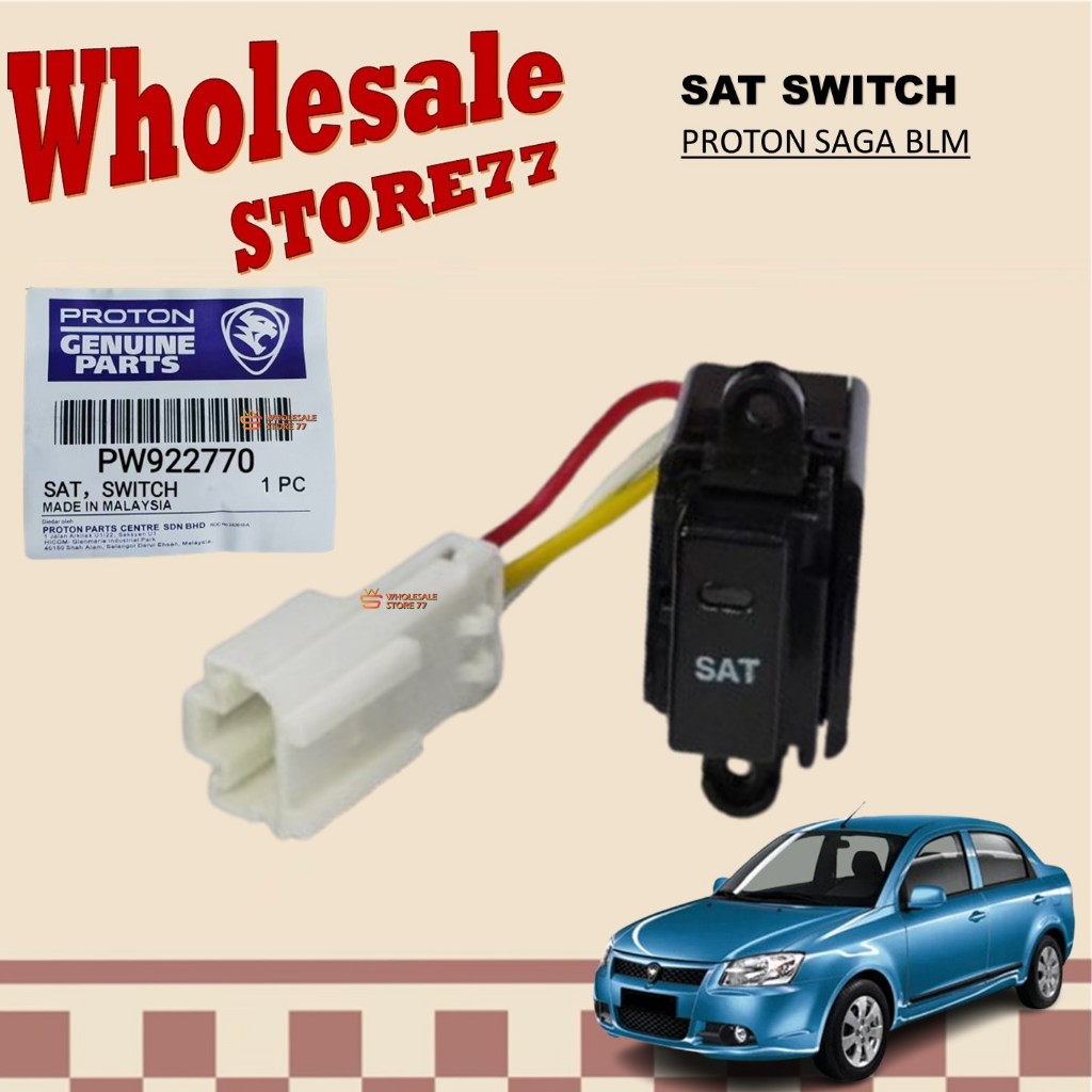 ORIGINAL | PROTON SAGA BLM FLX GEAR LEVER CONTROL SAT SWITCH PW922770 ...