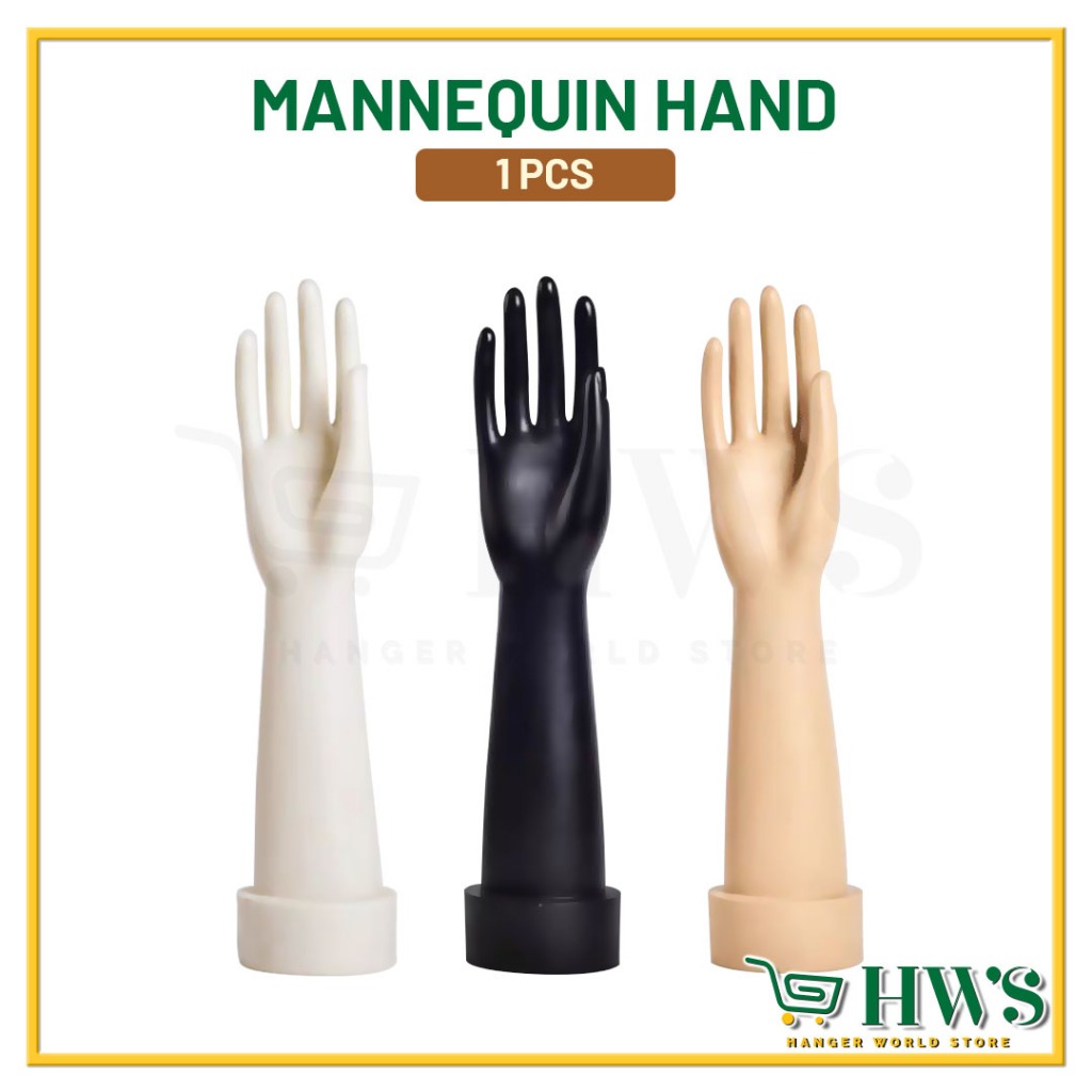 HWS HAND MANNEQUIN JEWELRY BRECELET WATCH RING MODEL DISPLAY STAND ...